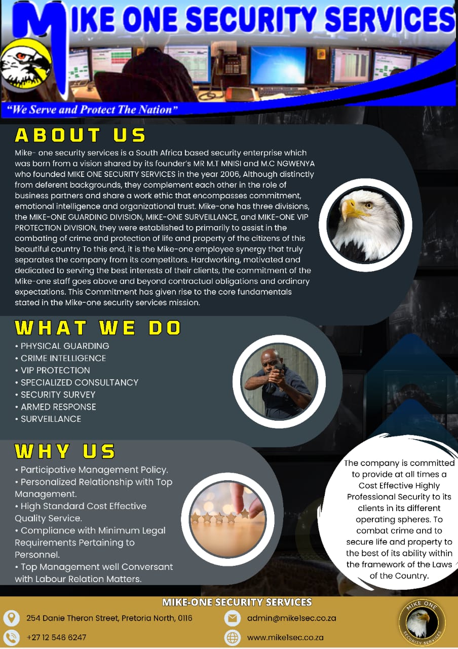MIKE-ONE SECURITY SERVICES - Telecom Africa Online